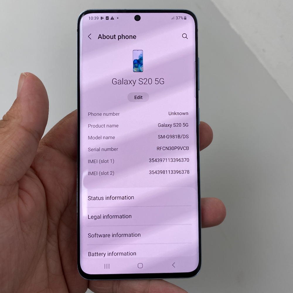 Pre-owned Samsung Galaxy S20 5G Unlocked (SM-G981B/DS) - 128GB storage ...